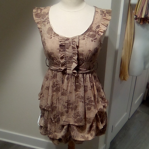 Modcloth | Dresses | Vintage Balloon Hem Ruffled Baby Doll Dress | Poshmark